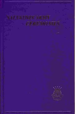 SALVATION ARMY CEREMONIES BOOK - Salvation Army Store