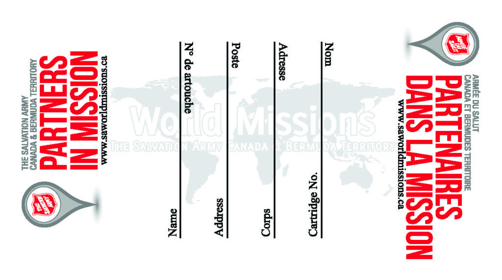 PARTNERS IN MISSION ENVELOPES (50pk) - Salvation Army Store